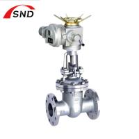China Cast Steel Electric Gate Valve DN100 for Thermal Power Stations with Remote Control and Medium Temperature Resistance for sale