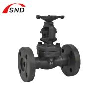 China API DIN JIS Forged Steel Flange Gate Valve A105 Material 1/2-2 Inch Size 150LB-600LB Pressure Rating for sale