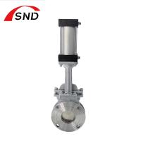 China Stainless Steel Pneumatic Knife Gate Valve DN50-1000mm with 1.6MPa Pressure for Industrial Applications for sale