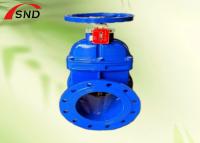 China Manual Non-Rising Stem Gate Valve with Locking Device - Ductile Iron Body for Oil Water Gas -10°C to 200°C Temperature Range for sale