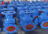 China Manual Non-Rising Stem Gate Valve with Locking Device - Ductile Iron Body for Oil Water Gas -10°C to 200°C Temperature Range for sale