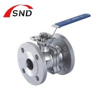 China Flanged Stainless Steel Floating Ball Valve 150-600 LB Pressure Rating for Pharmaceutical Industry Applications for sale