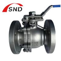 China Flanged Stainless Steel Floating Ball Valve 150-600 LB Pressure Rating for Pharmaceutical Industry Applications for sale