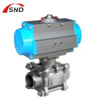 China BSP & NPT WCB Pneumatic Ball Valve 1/2