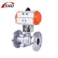 China BSP & NPT WCB Pneumatic Ball Valve 1/2