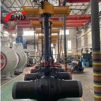 China LF2 Forged Low Temperature Ball Valve DN800 PN80 Gas-Liquid Driven Full-Bore Welded Design for LNG Applications for sale