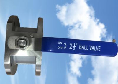 China SS316 Stainless Steel Ball Valve PN6 DN65 Flange Connection - 7KG Weight with 18 Month Warranty for sale