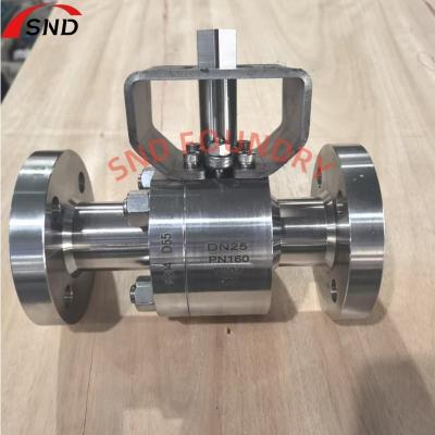 China 304 Stainless Steel Free Forging Flange Ball Valve PN160 DN25 with Corrosion Resistance and OEM Options for sale