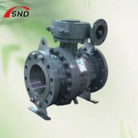 China WCB Flange Ball Valve PN64 DN250 High Temperature Industrial Piping System with Actuator Operation for sale