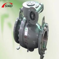 China WCB Flange Ball Valve PN64 DN250 High Temperature Industrial Piping System with Actuator Operation for sale