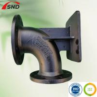 China Ductile Cast Iron 90 Degree Double Flanged Duckfoot Bend DN100 PN16 Pipe Fitting for Industrial Applications for sale
