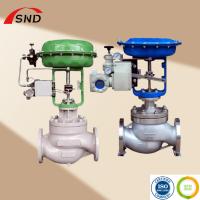 China Pneumatic Diaphragm Globe Control Valve CF8 PN16 DN100 for Industrial Flow Regulation for sale