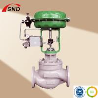 China Soft Seal Single Seat DN100 Control Valve PN16 Pneumatic Industrial Fluid Control Valve WCB Material for sale
