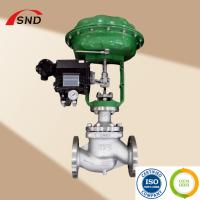 China CF8 Pneumatic Flow Control Valve with Flanged Connections and 18-Month Warranty for Industrial Fluid Systems for sale