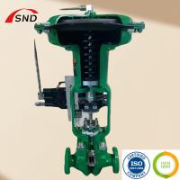 China CF8 Pneumatic Flow Control Valve with Flanged Connections and 18-Month Warranty for Industrial Fluid Systems for sale