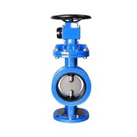 China Manual Wafer Butterfly Valve DN150 Ductile Iron with 150-2500LB Pressure Rating for HVAC and Industrial Applications for sale