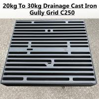China Roll Kerb Type Cast Iron Gully Grating 500×300mm to 1000×500mm with C250 Load Class for Drainage Systems for sale