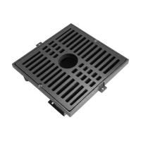 China B125 Class Cast Iron Gully Grate 500×500mm with Rubber Gasket - EN124 Standard Drainage Grid for sale