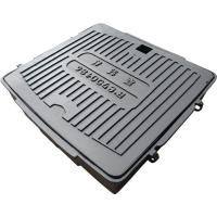 China Ductile Iron Manhole Cover GGG50 A15 150x150mm Square for Sidewalks and Parks for sale