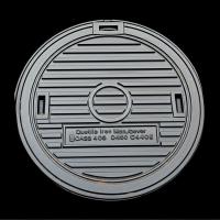 China D400 Class Square Ductile Iron Manhole Cover 400x400mm with High Toughness and Spray Paint Finish for sale