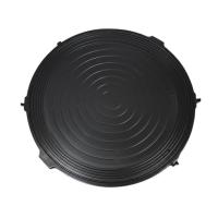 China Ductile Iron Manhole Cover 700x700x100mm Round Painted Class 250 DIN BS for sale