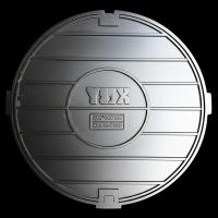 China Ductile Iron Manhole Cover 600×600mm C250 Class EN124 Standard with 410mm Clear Opening for sale