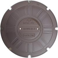 China Corrosion Resistant Ductile Iron Manhole Cover Class C250 700x700mm for Municipal Roads for sale