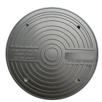 China EN124 D400 Ductile Iron Manhole Cover for Highway with ISO9001 Certification - Heavy Traffic Load Class 400 for sale