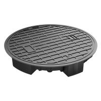 China D400 Ductile Iron Manhole Cover 900mm Outer Diameter for Urban Main Roads - ISO9001 Certified for sale