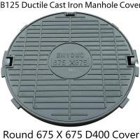 China Ductile Iron Manhole Cover 675x675mm GGG50 Circlip Lock EN124 B125 for sale