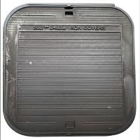 China 600×600mm D400 Ductile Iron Recessed Square Manhole Cover with High Load-Bearing Capacity and ISO9001 Certification for sale