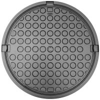 China C250 Ductile Iron Manhole Cover 700x700x100mm with 25-Ton Load Capacity and ГОСТ 3634-2019 Compliance for sale