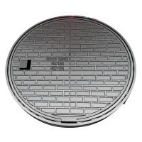 China D400 EN124 Standard 700x700x100mm Round Ductile Iron Manhole Cover for Heavy Duty Urban Roads for sale