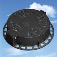 China Ductile Iron Manhole Cover Load Capacity 900 KN Temperature Range -40°C to 150°C EN124 for sale
