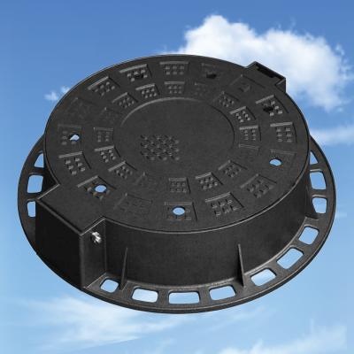 China Ductile Iron Manhole Cover Load Capacity 900 KN Temperature Range -40°C to 150°C EN124 for sale