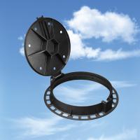 China Ductile Iron Manhole Cover Load Capacity 900 KN Temperature Range -40°C to 150°C EN124 for sale