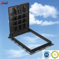 China Ductile Iron Manhole Cover F900 Load Capacity Recessed Frame with Bolts EN124 for sale