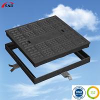 China Ductile Iron Manhole Cover F900 Load Capacity Recessed Frame with Bolts EN124 for sale