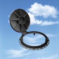 China Ductile Iron Manhole Cover 900 KN Load Capacity EN124 F900 Custom Sizes for sale