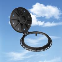 China Ductile Iron Manhole Cover 900 KN Load Capacity EN124 F900 Custom Sizes for sale