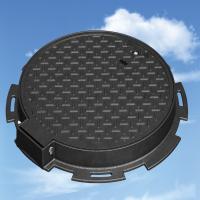 China Ductile Iron Manhole Cover EN124 Load Capacity 900 KN Heavy Duty Utility Access Cover for Road and Chamber for sale