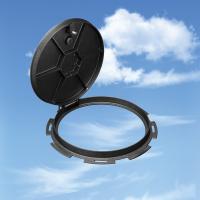 China Ductile Iron Manhole Cover EN124 Load Capacity 900 KN Heavy Duty Utility Access Cover for Road and Chamber for sale