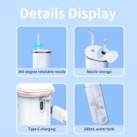 China Travel Cordless Mini Water Flosser 30PSI - 110PSI Water Pick Teeth Cleaner for sale