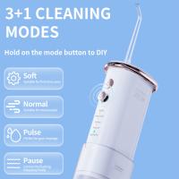 China Travel Cordless Mini Water Flosser 30PSI - 110PSI Water Pick Teeth Cleaner for sale