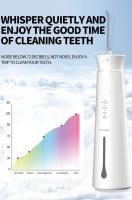 China Oral Care Cordless Portable Teeth Cleaning Dental Irrigator Electric Water Flosser for sale