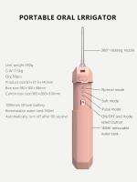 China Private Label Portable Mini Water Flosser 160ml Teeth Cleaning Oral Dental Irrigator for sale