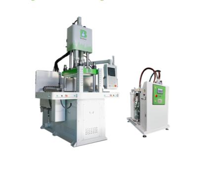China Liquid Vertical Injection Molding Machine With Double Sliding Board for sale