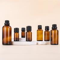 China 5ml Essential Oil Bottles  Amber Glass Cosmetic Bottles With Long Inner Plug OEM ODM for sale