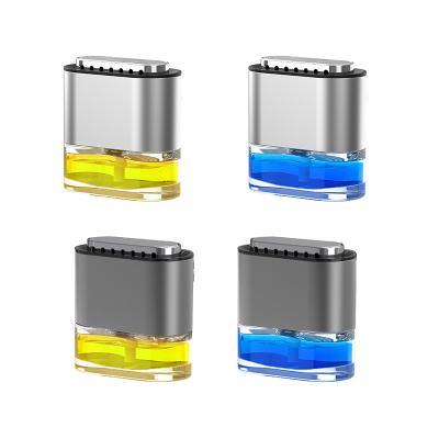China Install Gel Can Air Freshener In Car Vent Clip 5 Ml Glass Bottle For Pleasant Drive for sale