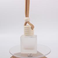 China 8ml 10ml 12ml Frosted Car Diffuser Perfume Bottle Round / Square With String for sale
